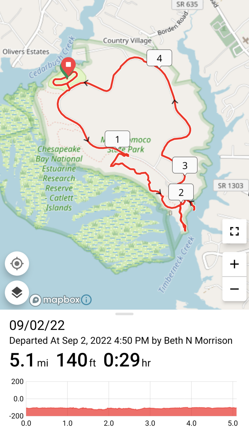 Machicomoco State Park – Meandering Morrisons